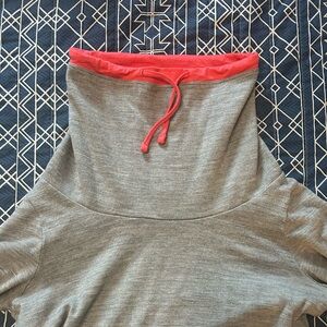 Icebreaker | Sweaters | Merino Wool Icebreaker Gray And Pink Turtleneck ...